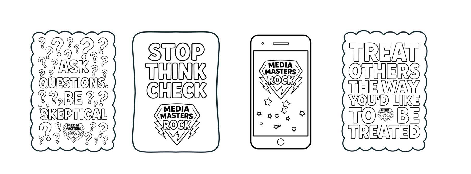 COLORING PAGES - Media Masters Rock!